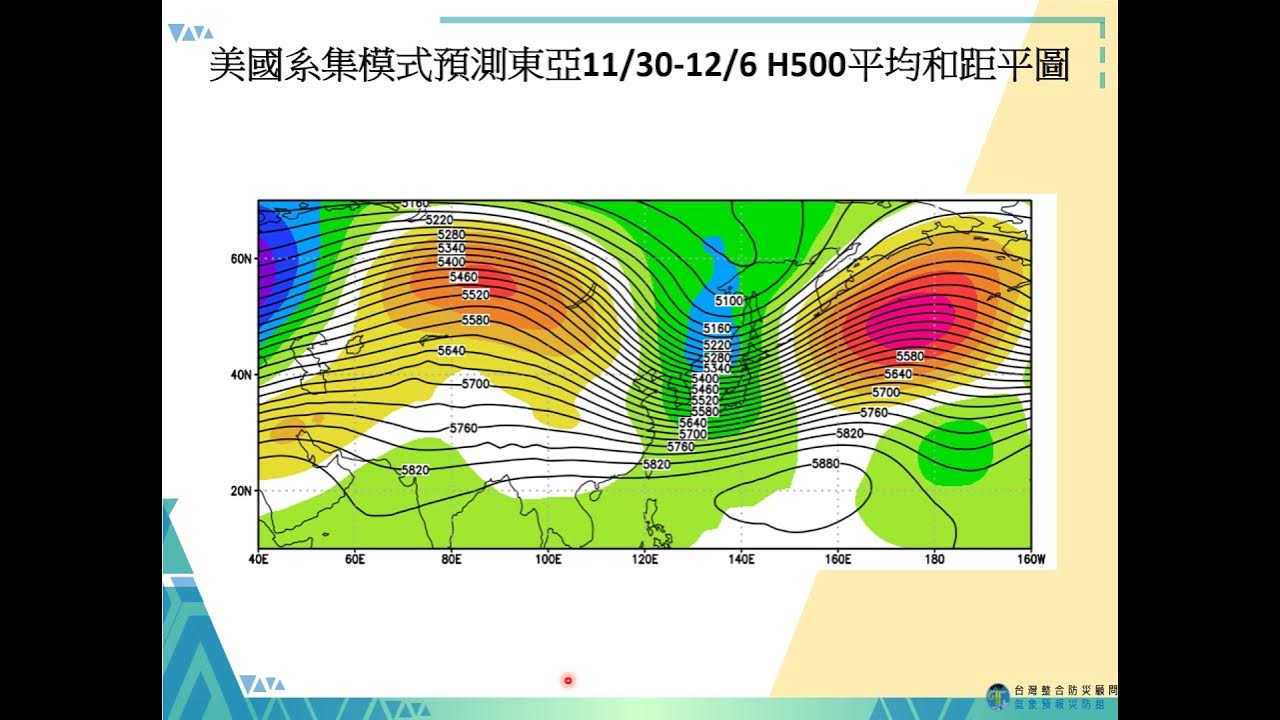 除了觀察下一波東北季風增強時間11/30-12/1 ，另外觀察年底至明年初東亞冬季風強度 - YouTube