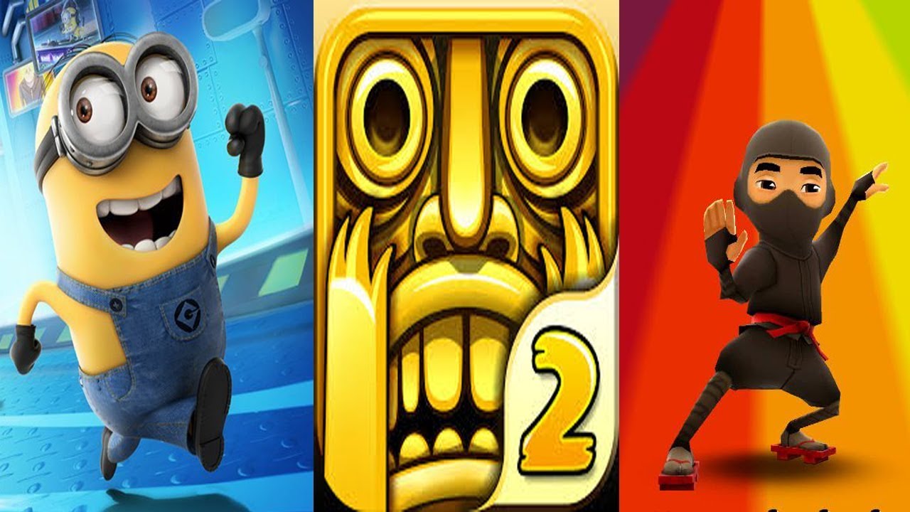 Despicable Me: Minion Rush Vs Temple Run 2 Vs Subway Surfers - YouTube