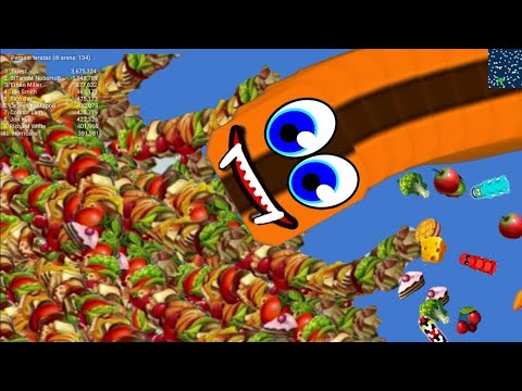 Worms Zone Magic 91🐍 Dwarf Worm Hunting Giant Worms - Worms Zone.io ...