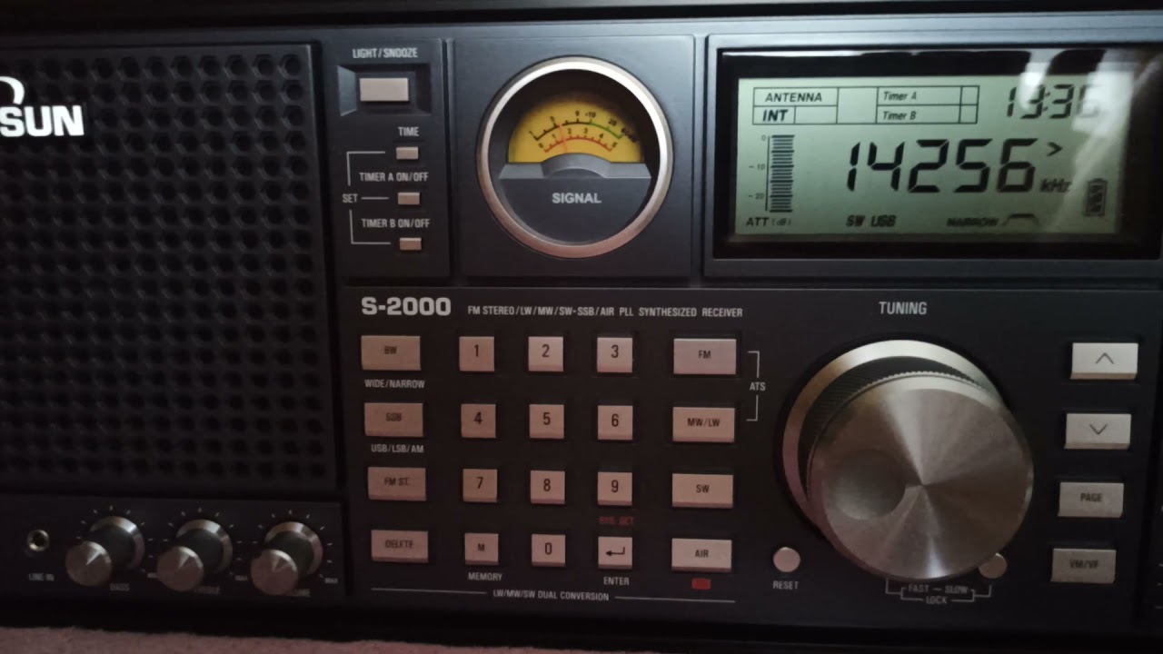 Tecsun S-2000 SSB 20m - YouTube