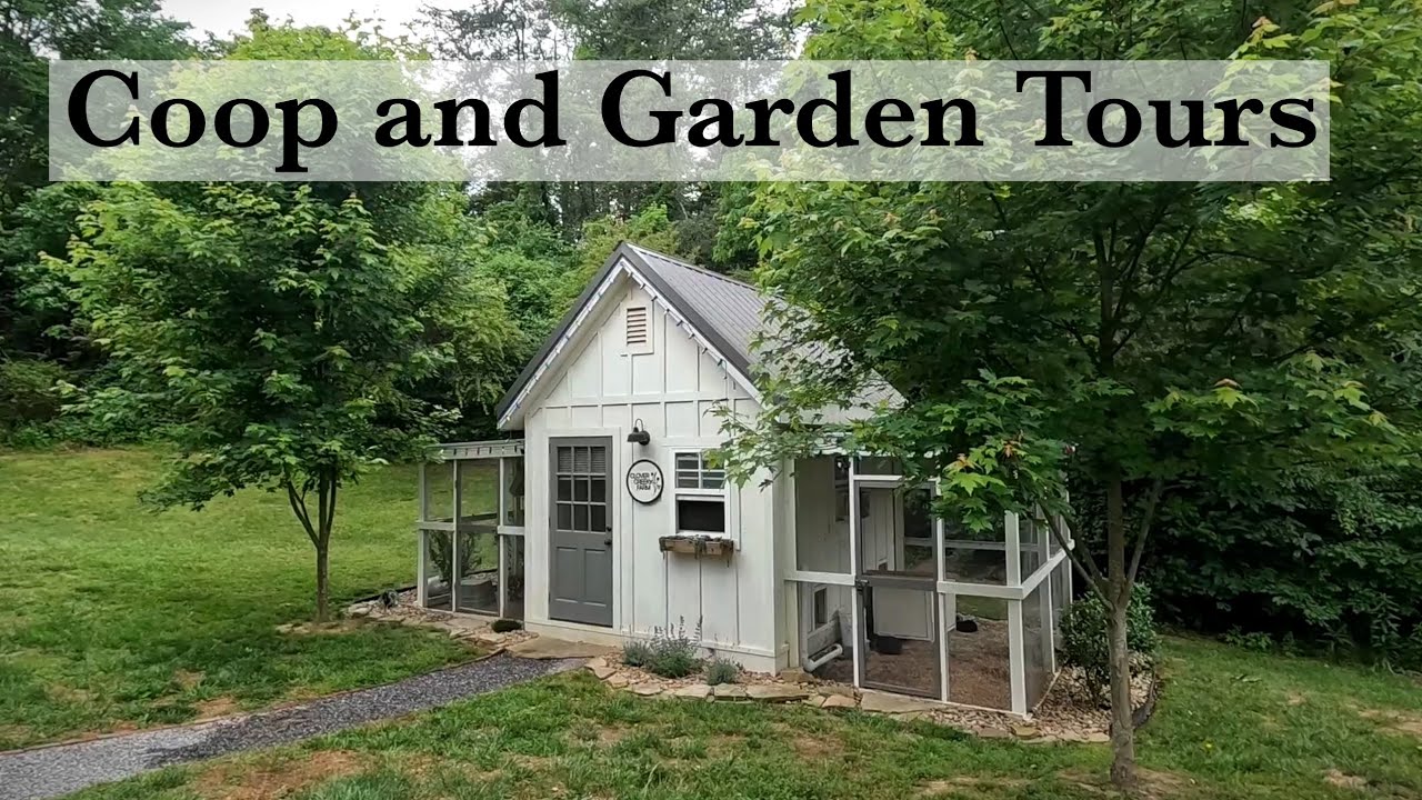 Tour through a GORGEOUS chicken coop and garden update. - YouTube