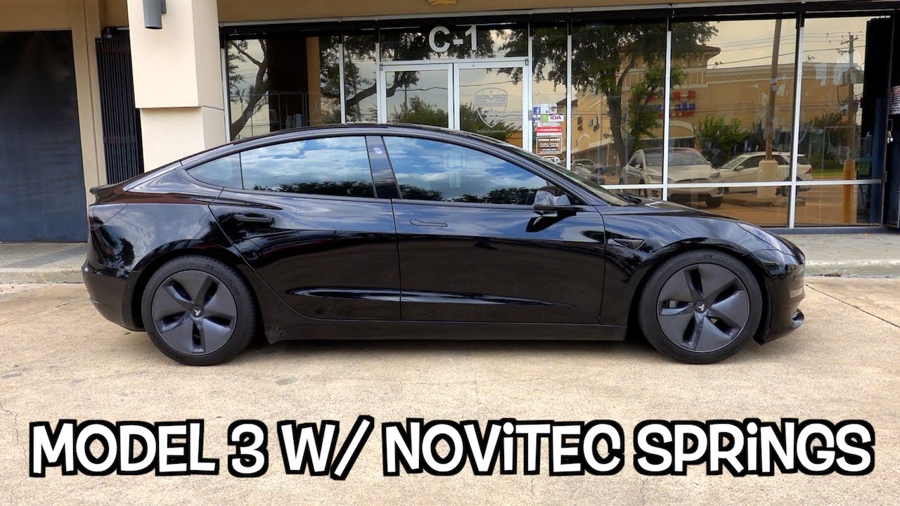 Tesla Model 3 Lowered on Novitec Springs! | EVS Vlog - YouTube