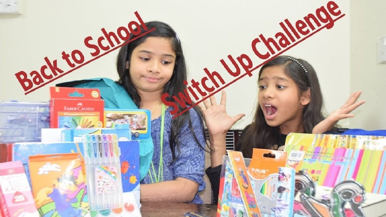Back to School Switch UP challenge I Kids Channel I Sisfunsis I Minha ...