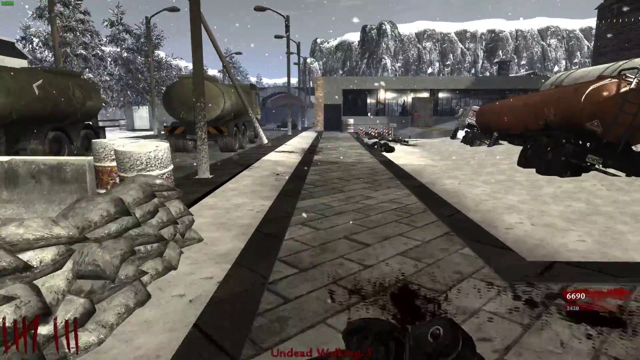 Call of Duty: WaW | PC Custom Zombies | Snowy Ornaments | FULL Gameplay ...