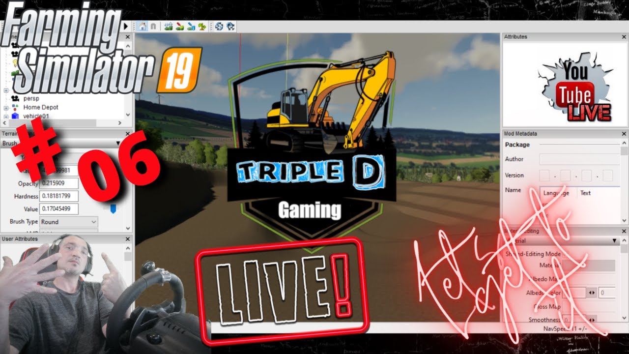 Farming simulator 19 live TP map making/editing part #6 Triple D Gaming ...