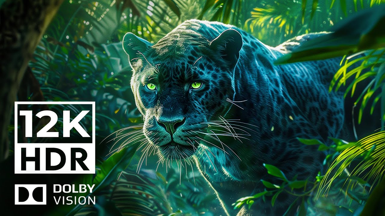 EXPLORE JUNGLE WILDLIFE 4K HDR | with Catchy Cinematic Music (Colorful ...