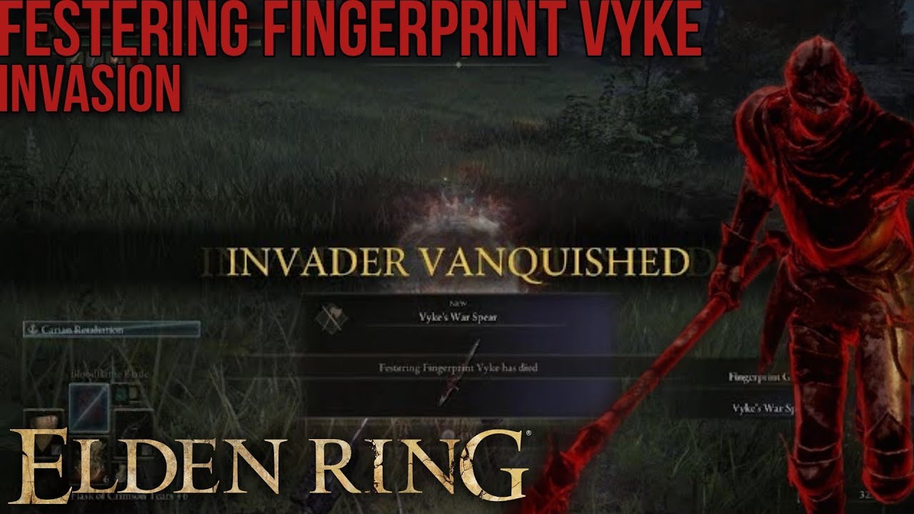 Elden Ring - Festering Fingerprint Vyke [BLIND PLAYTHROUGH] - YouTube