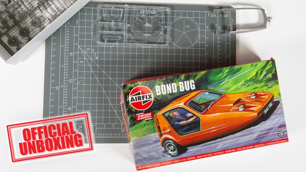 Official Unboxing Airfix | Bond Bug (A02413V) - YouTube