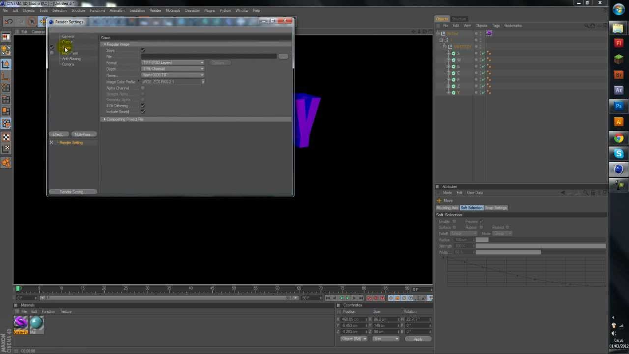 How To Rotate Text In Cinema 4D - Tutorial - YouTube