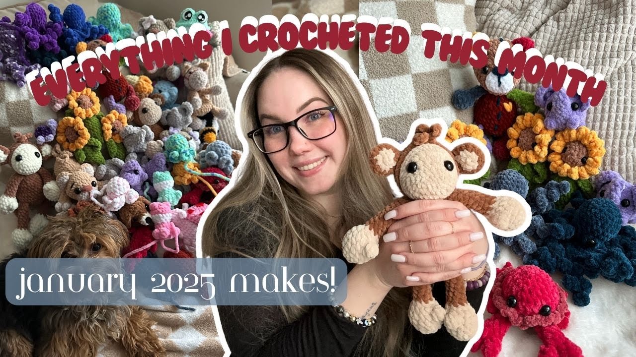 Crochet Diaries: Everything I Crocheted in January 2025 - YouTube