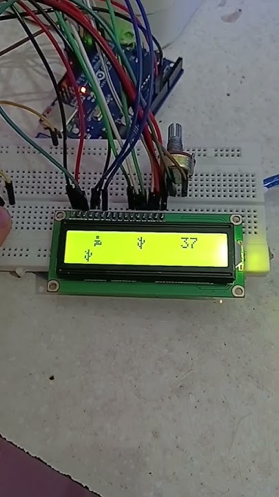 اجرا بازی روی LCD کاراکتری 2*16🤔 #arduino #lcd #الکترونیک #arduinoproject - YouTube