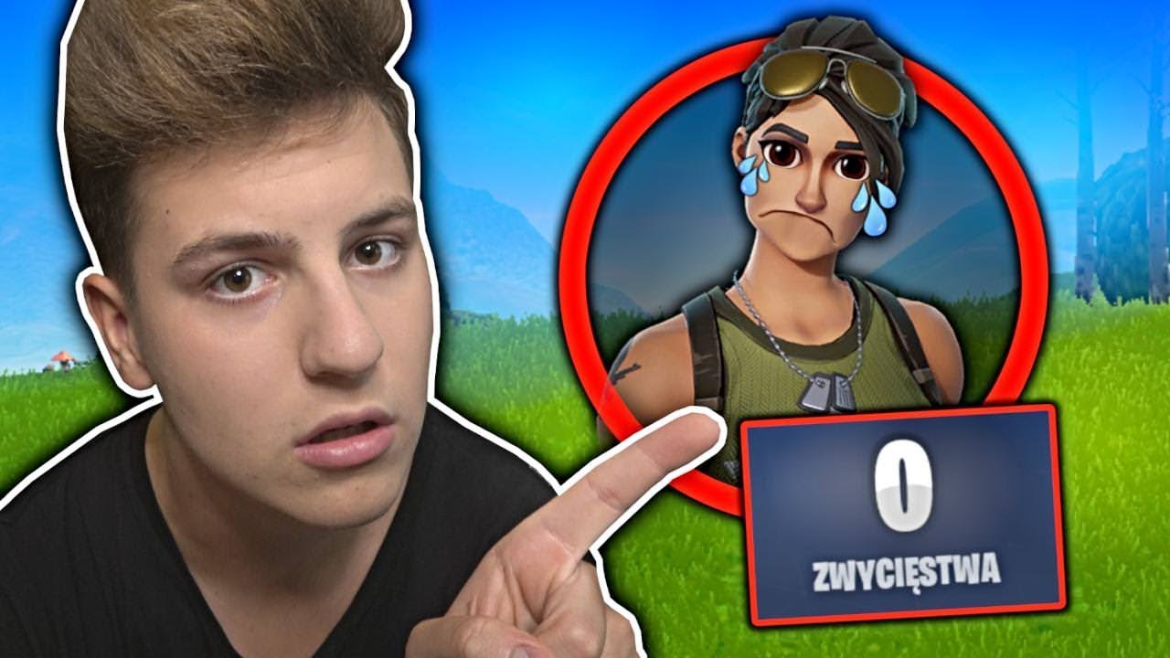 TEN WIDZ MA 0 WYGRANYCH W FORTNITE SEZON 6! JACOB - YouTube