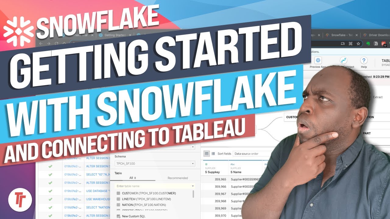 Getting started with the Snowflake PT-1: Trial and connecting Tableau ...