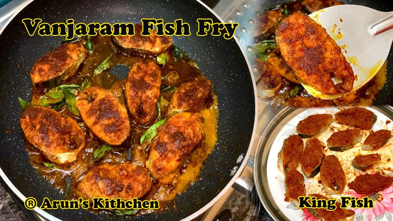 Vanjaram Fish Fry | சுவையான வஞ்சரம் மீன் வறுவல் | AK 19 | How to make ...