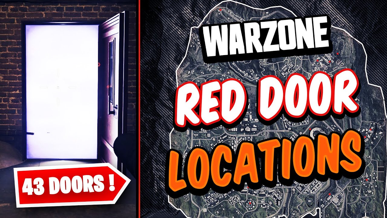 All 42 Red Doors Locations in Warzone - YouTube