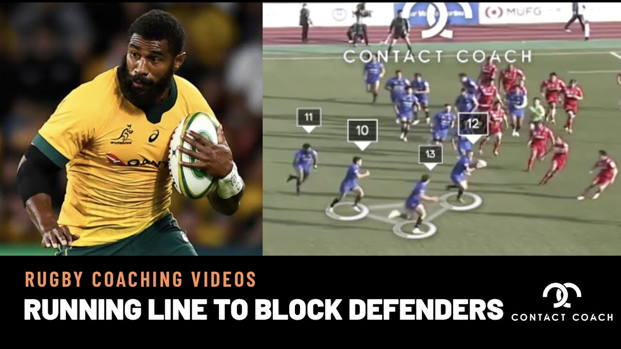 Rugby Coaching: Running Lines to Create Space = TRY - YouTube