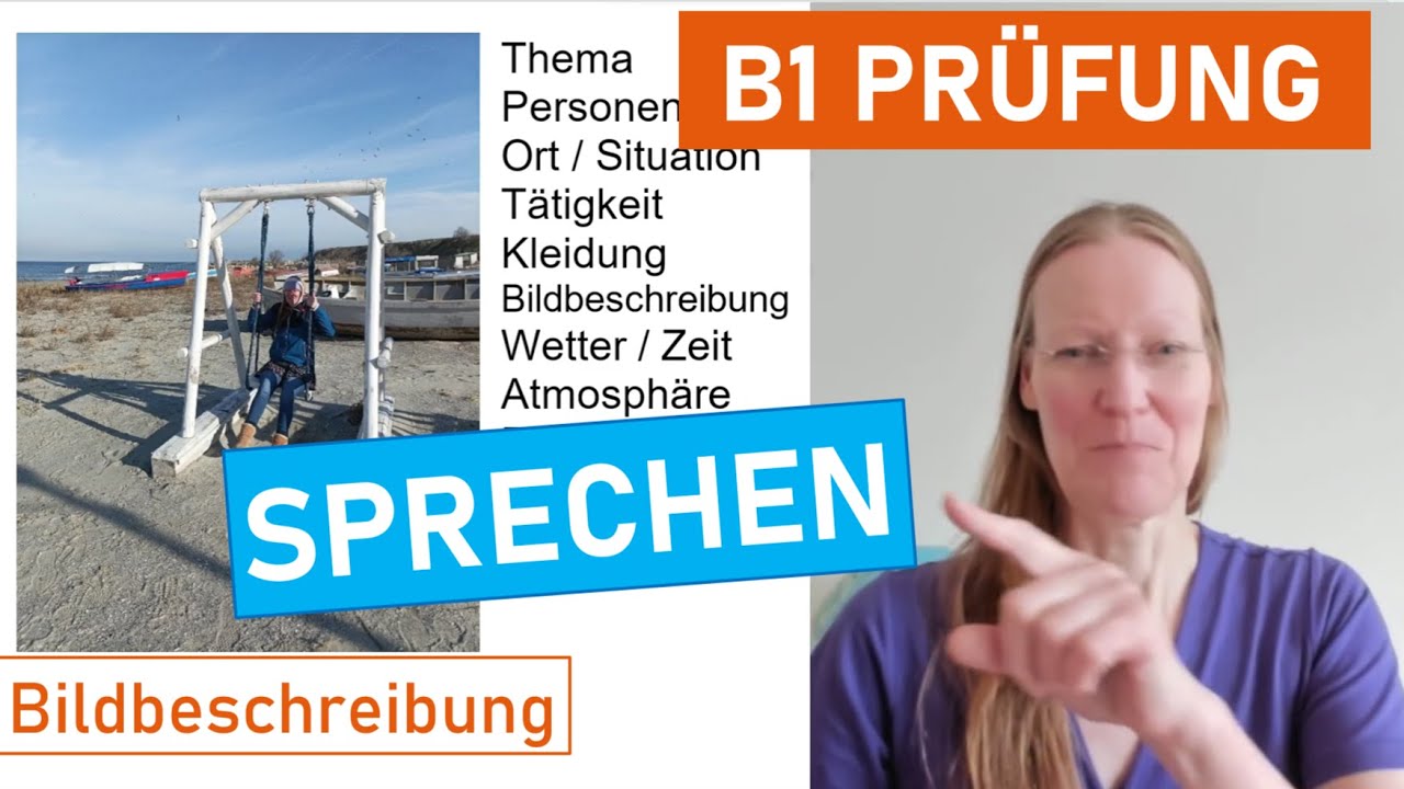 B1 Prüfung - Sprechen - G.A.S.T. - 2024 - Bild beschreiben - DTZ ...
