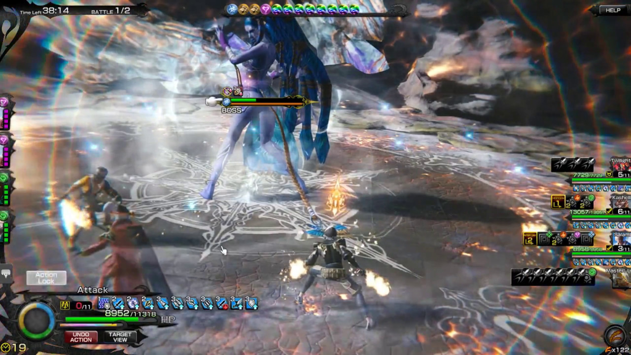 「Mobius Final Fantasy PC」 Multiplayer #09 ~ "Shiva/Hashmal Rank 4* [SUP/BRK/ATK/ATK]" (TTV ...