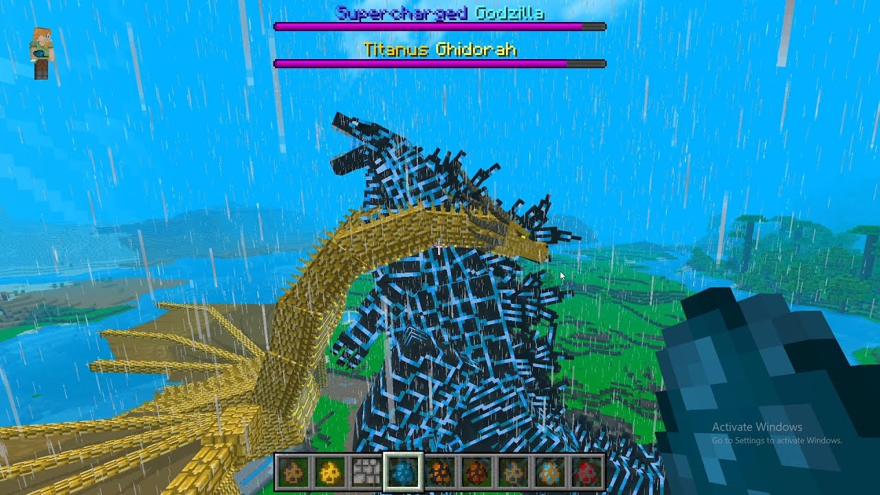 EVOLVED GODZILLA in Minecraft Pocket Edition... - YouTube