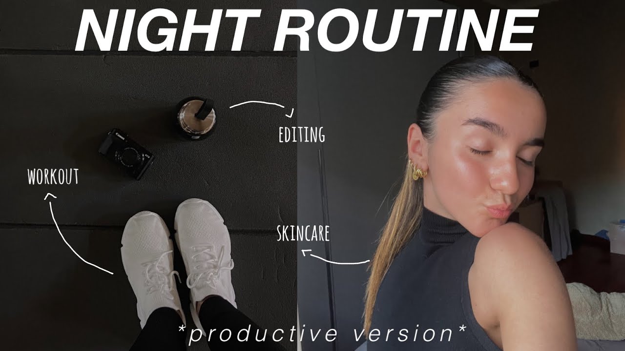 NIGHT ROUTINE "productive edition" 🍵 || 2022 - YouTube