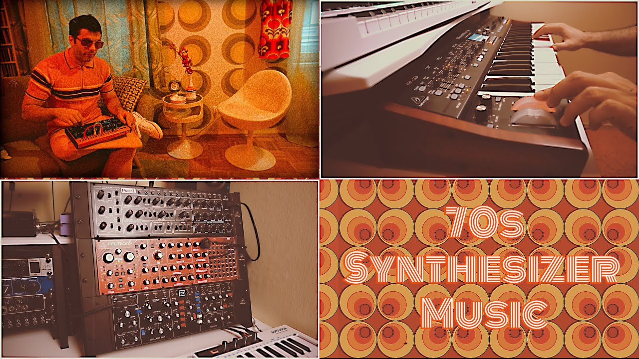 70s Synthesizer Music / Space Disco (Model D, VC340, MS101, Deepmind 12 ...