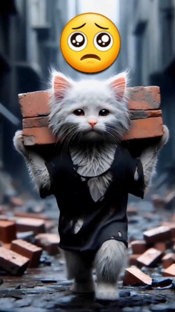 Poor cat: The poor cat was mocked for not having money 🥺😣! #cat #funny ...