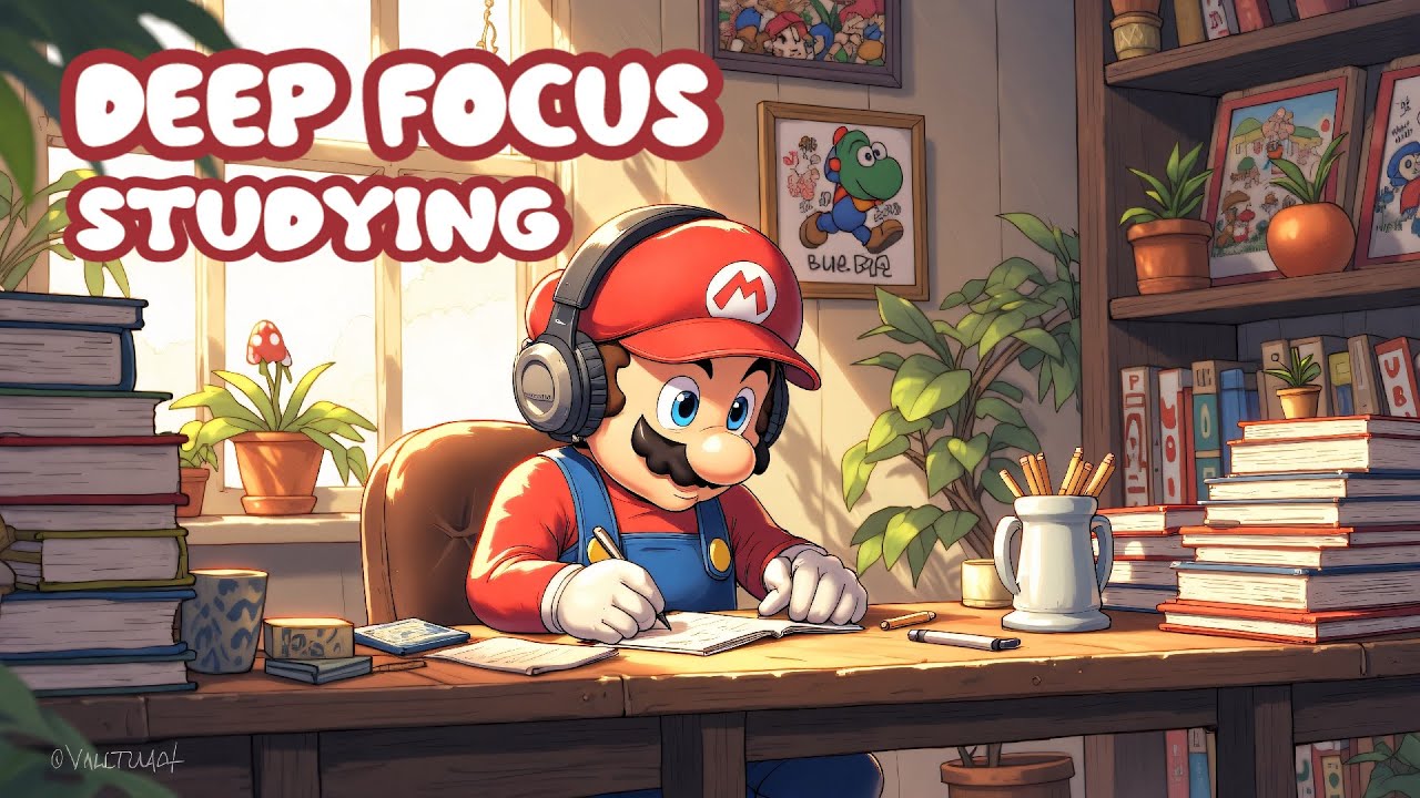 Mario’s Study Beats – Study and Work in Peaceful Atmosphere - YouTube