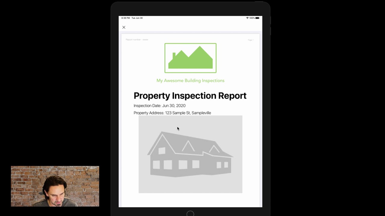 Hello Inspections - customise cover page demo - YouTube