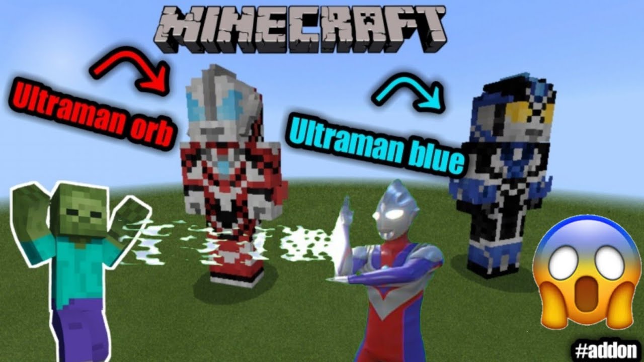 ada ultraman di minecraft? very cool! #Addon ultraman - YouTube