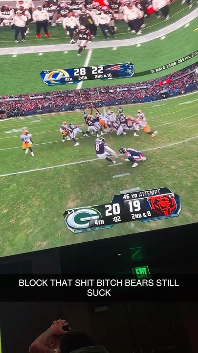 DA BEARS STILL SUCK ‼️‼️😭😭😂 PACKERS WIN 20-19 OFF A BLOCKED GAME WINNING FIELD GOAL 🔥🙏🏼🤞🏼😂 - YouTube