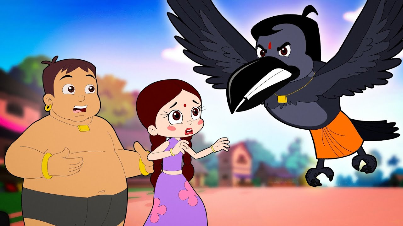 Kalia Ustaad - The Crow | Fun for Kids | Chhota Bheem Cartoon in Hindi ...