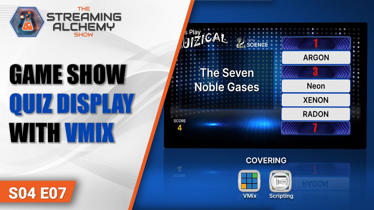Game Show Quiz Display with VMix - YouTube