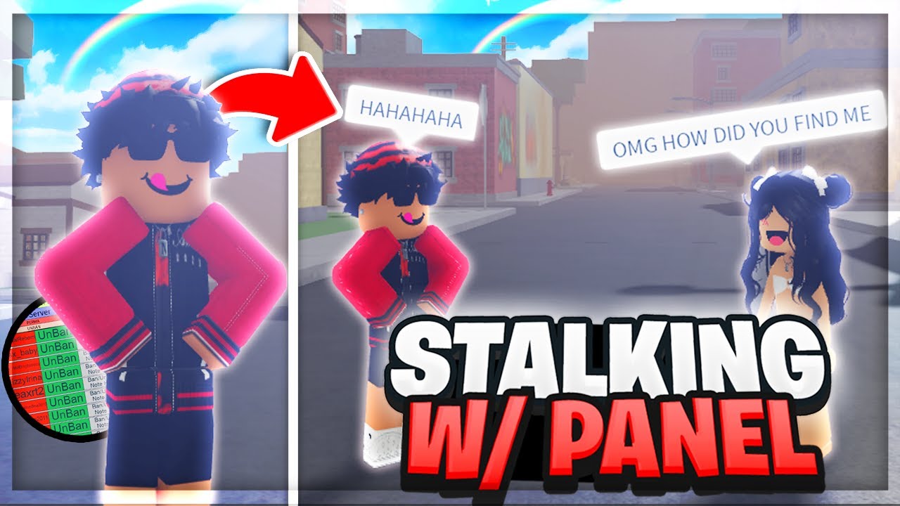 Stalking People WITH Admin Panel In Da Hood! 👑 - YouTube