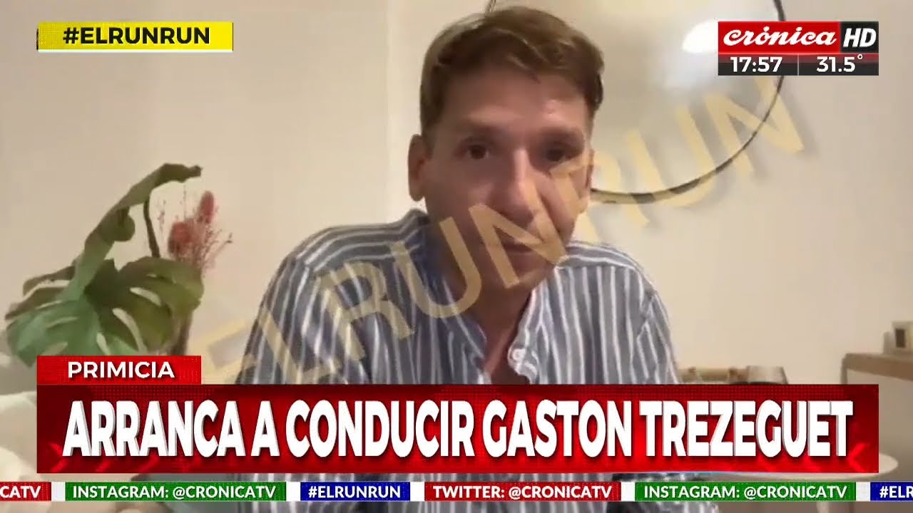 Gastón Trezeguet debutará en la conducción de un streaming sobre Gran ...