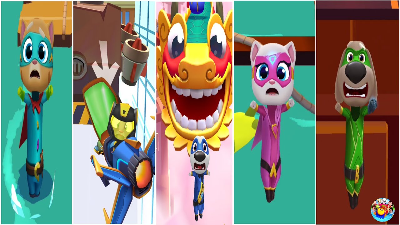 Best Funny Fails 🤣🙆🤯 Talking Tom Hero Dash Fails Moments New Updated ...