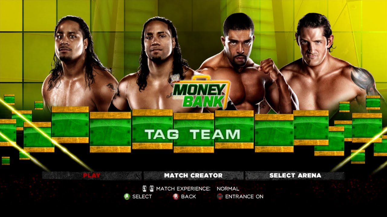 WWE '13 - The Usos vs. David Otunga & Wade Barrett - YouTube