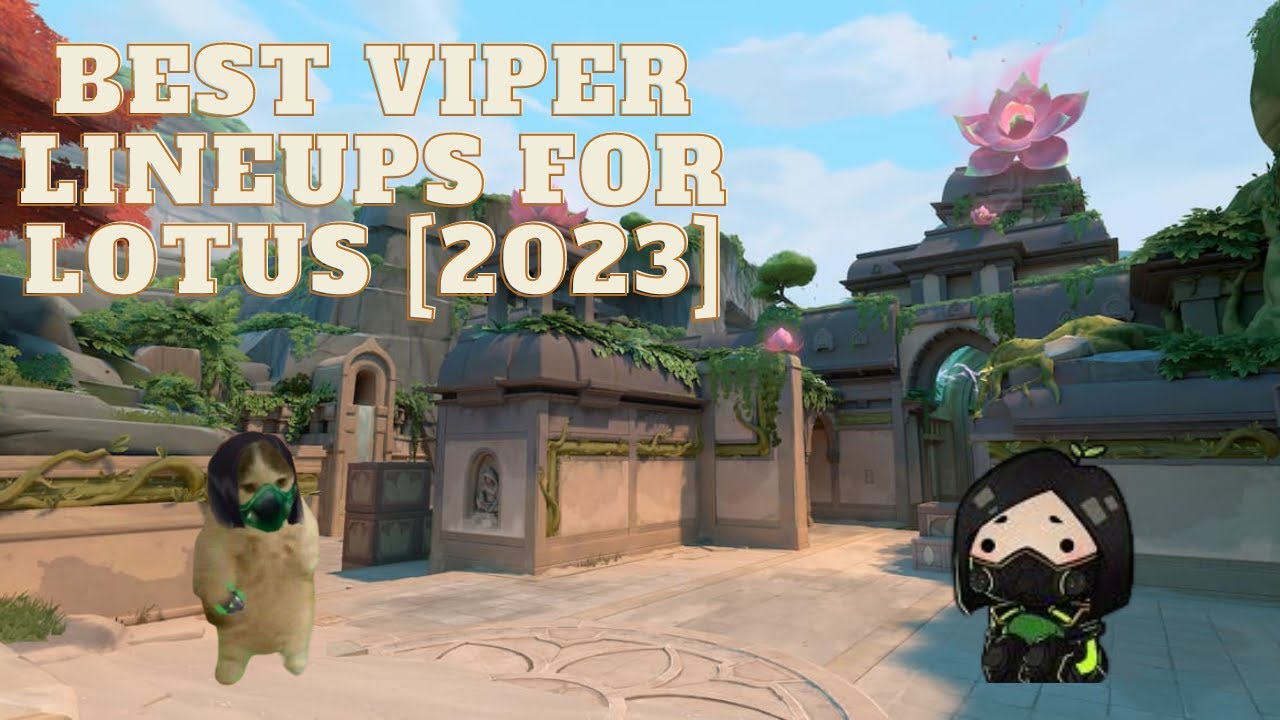 BEST Viper Lineups Lotus [2023] (VALORANT) 🪷 🪷 🐍🐍 - YouTube