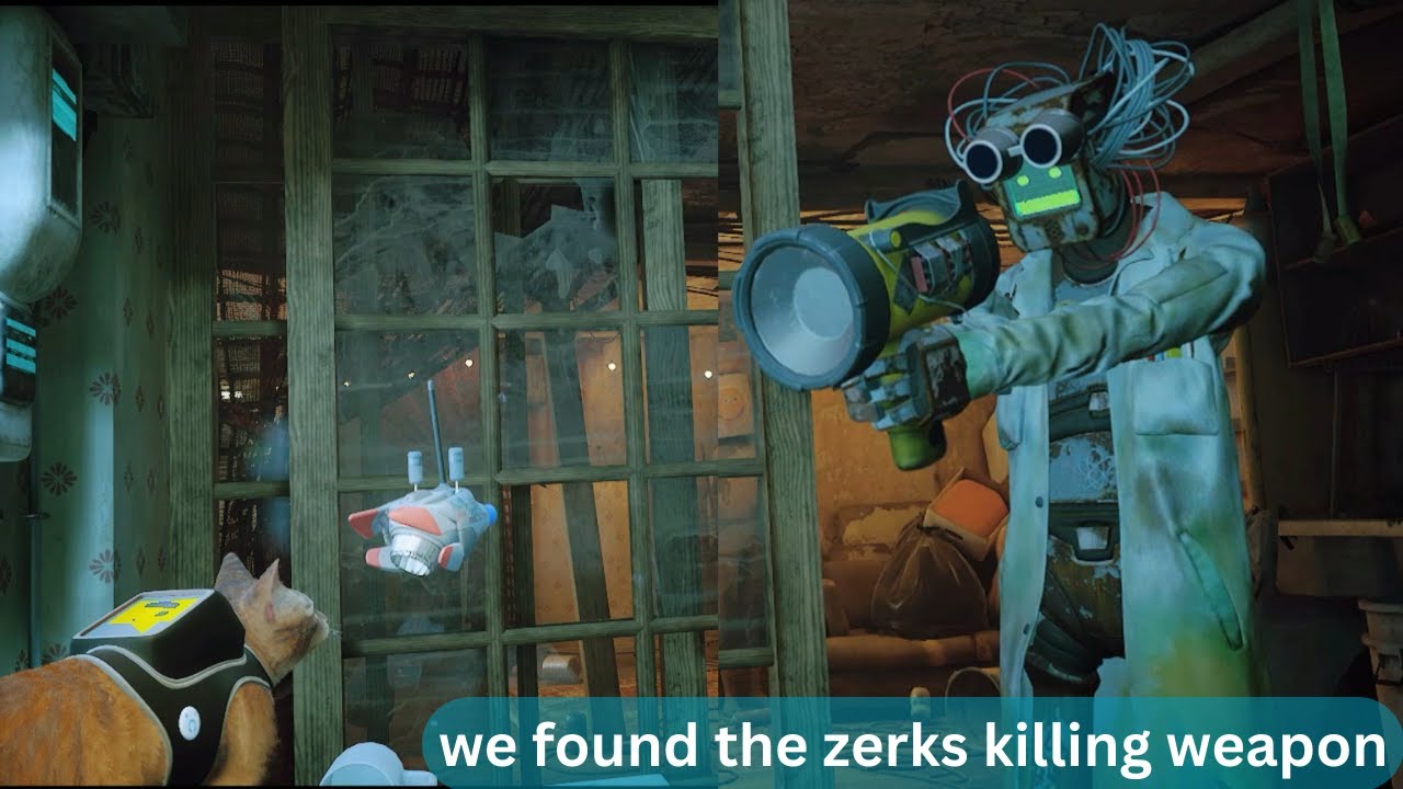 WE FOUND THE ZURK KILLING WEAPON | STRAY Gameplay Walkthrough Part 9 ...