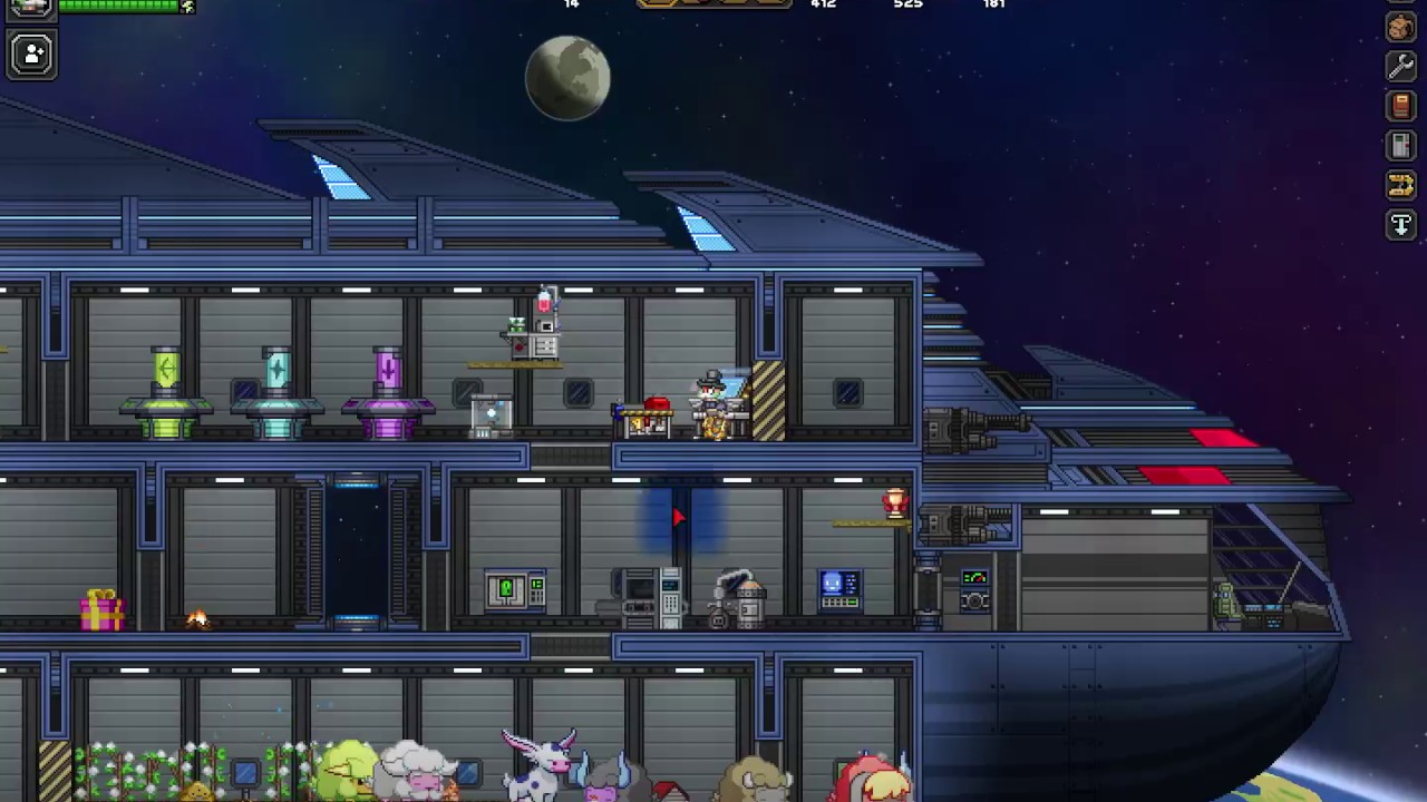 Starbound S1E18 Destroying the Settlement under my Base - YouTube