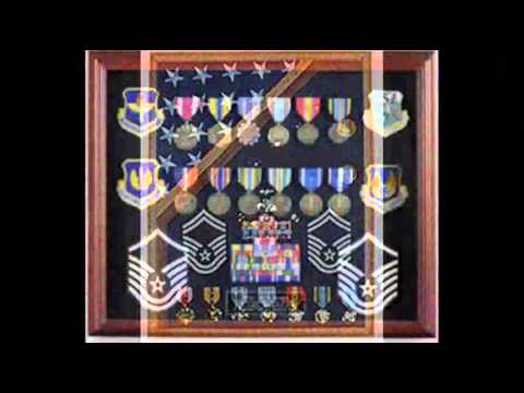 Retirement flag and medal display cases handmade by american veterans ...
