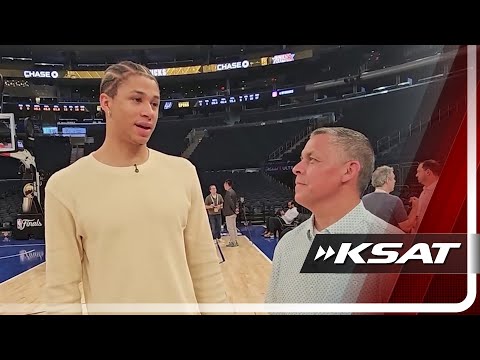 KSAT crew runs into Spurs players in Madison Square Garden elevator