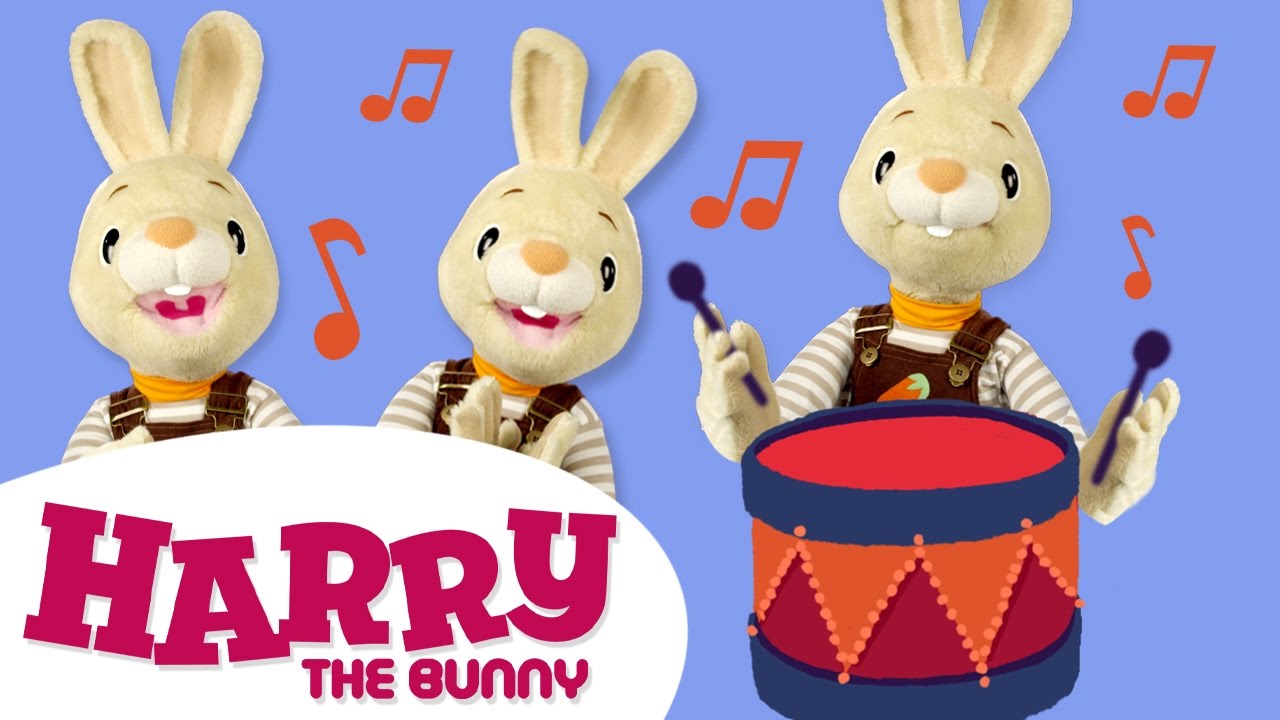 Harry's Toy Drum! | Learning Toy Musical Instruments for Kids | Music ...