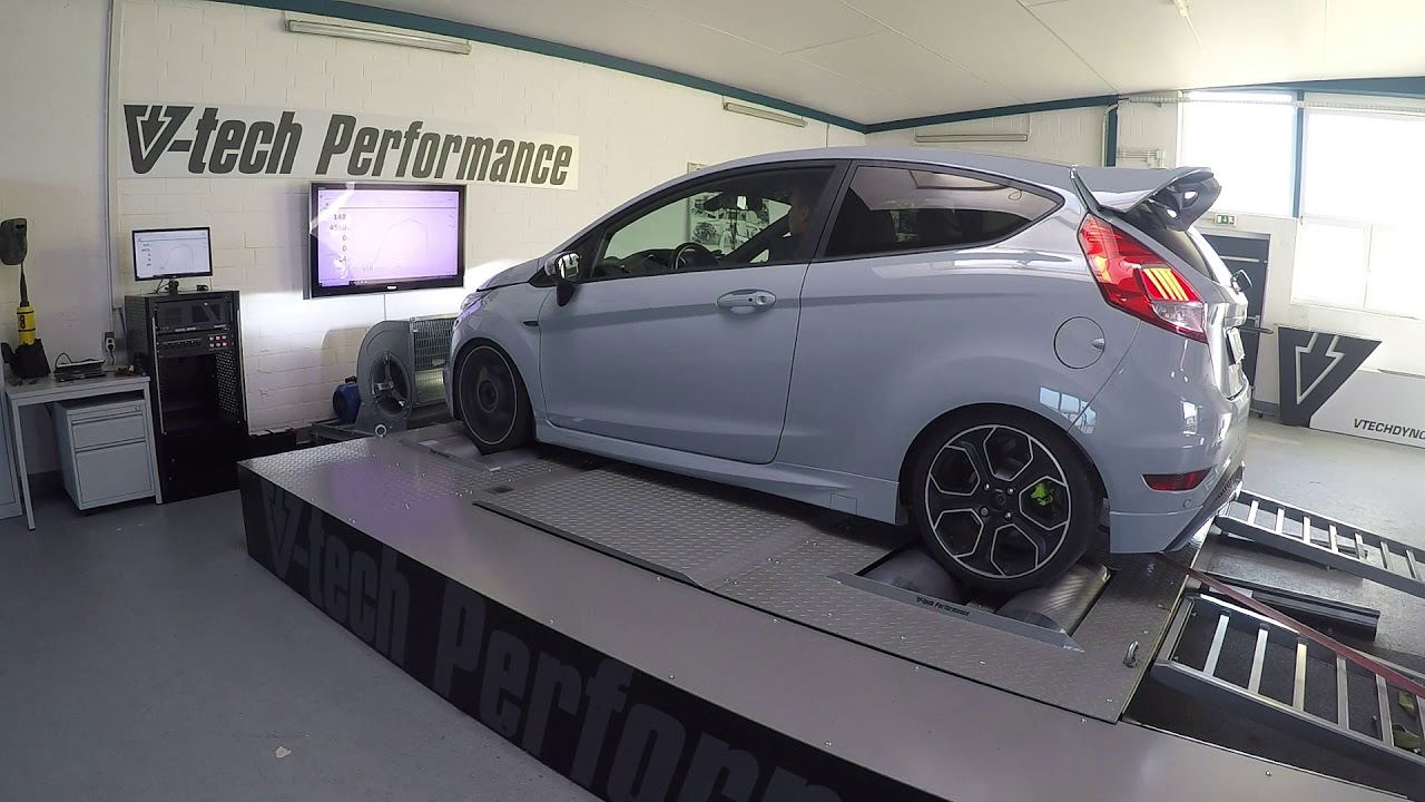 Vtech-Performance Leistungsmessung Ford Fiesta ST200 223PS / 377Nm Dyno ...