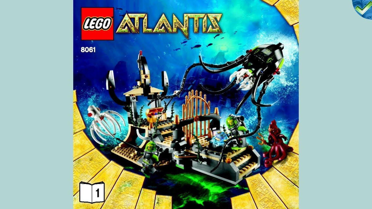 8061 Gateway of the Squid LEGO® Atlantis Manual at the Brickmanuals ...