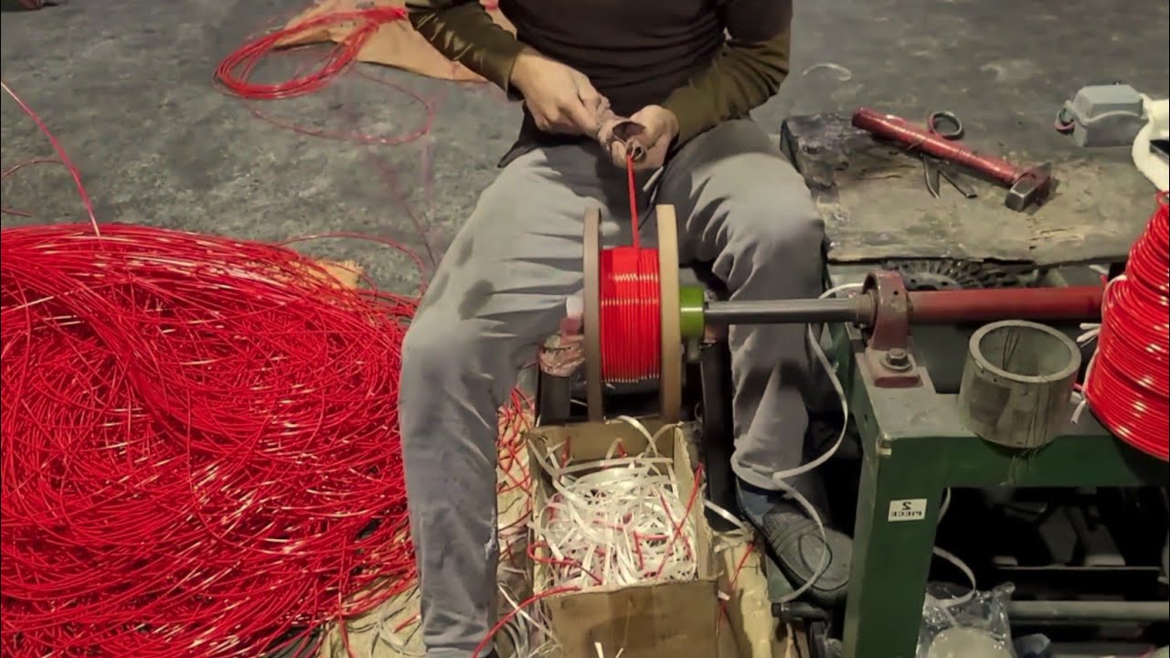 How to Make Electrical Wire Manufacturing in Factory || Electrical Wire ...