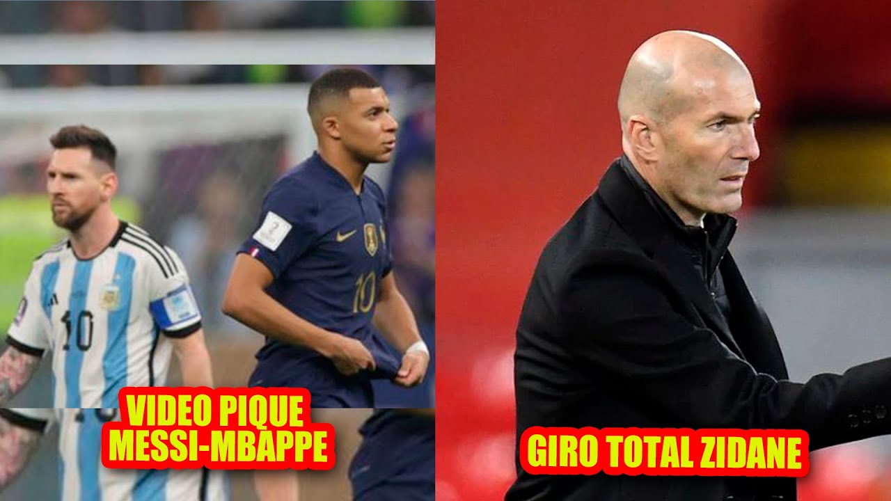 VIDEO PIQUE MESSI-MBAPPE | GIRO TOTAL ZIDANE - YouTube