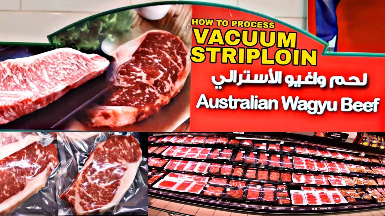How to process vacuum beef striploin | befor technitrans vacuum sealer ...