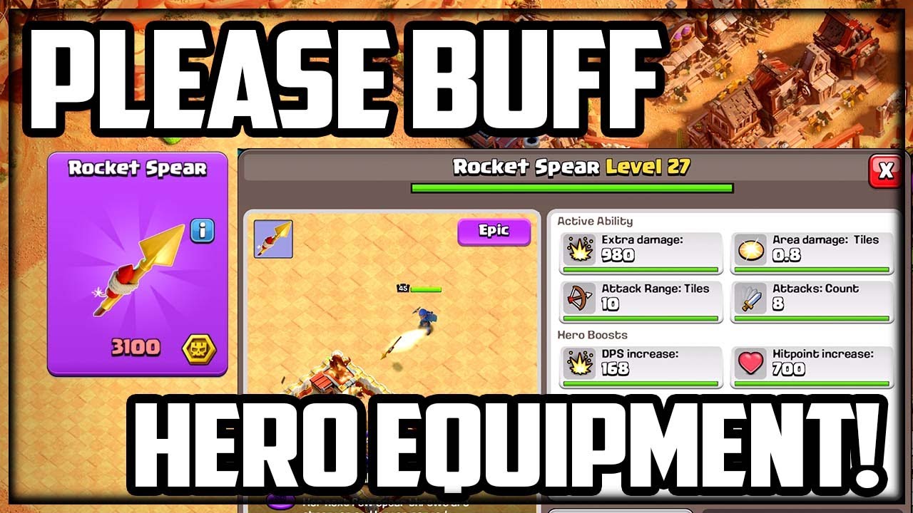 NEW EPIC Rocket Spear and EVENT in Clash of Clans! - YouTube