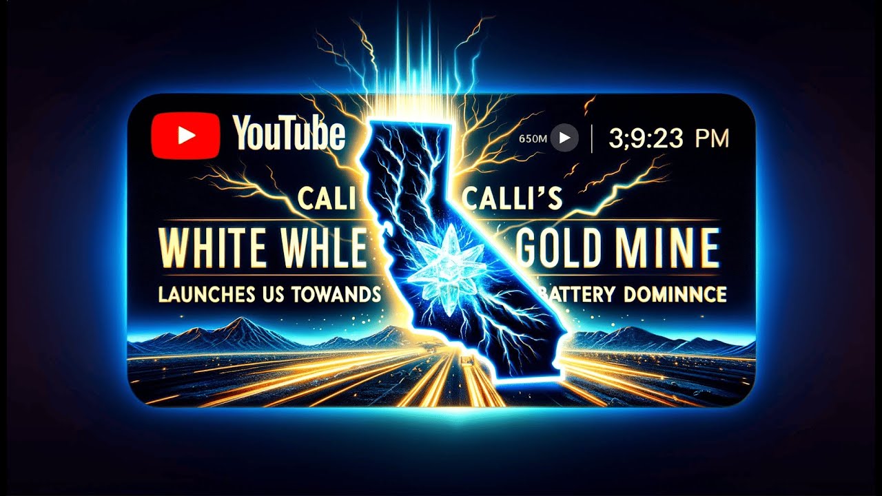 Cali's White Gold Mine Launches US Towards Battery Dominance - YouTube