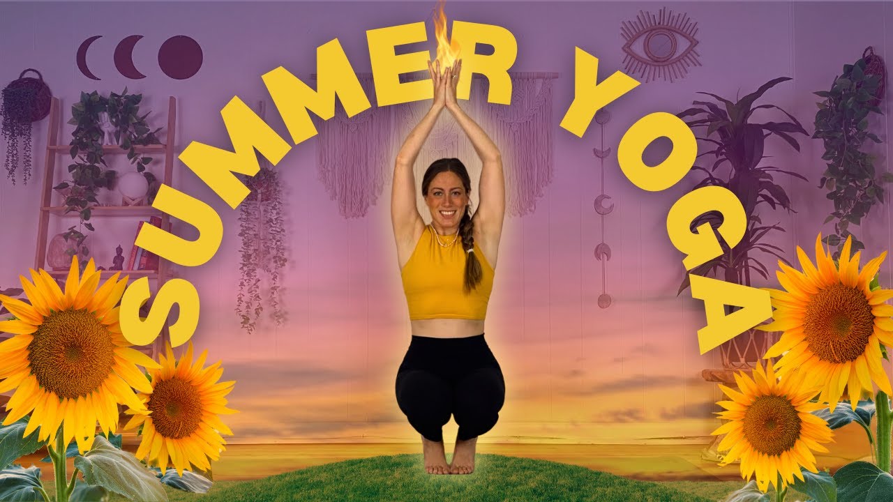 SACRED SUMMER YOGA 🌞 solar slow flow yoga [30 mins] Yoga With the ...